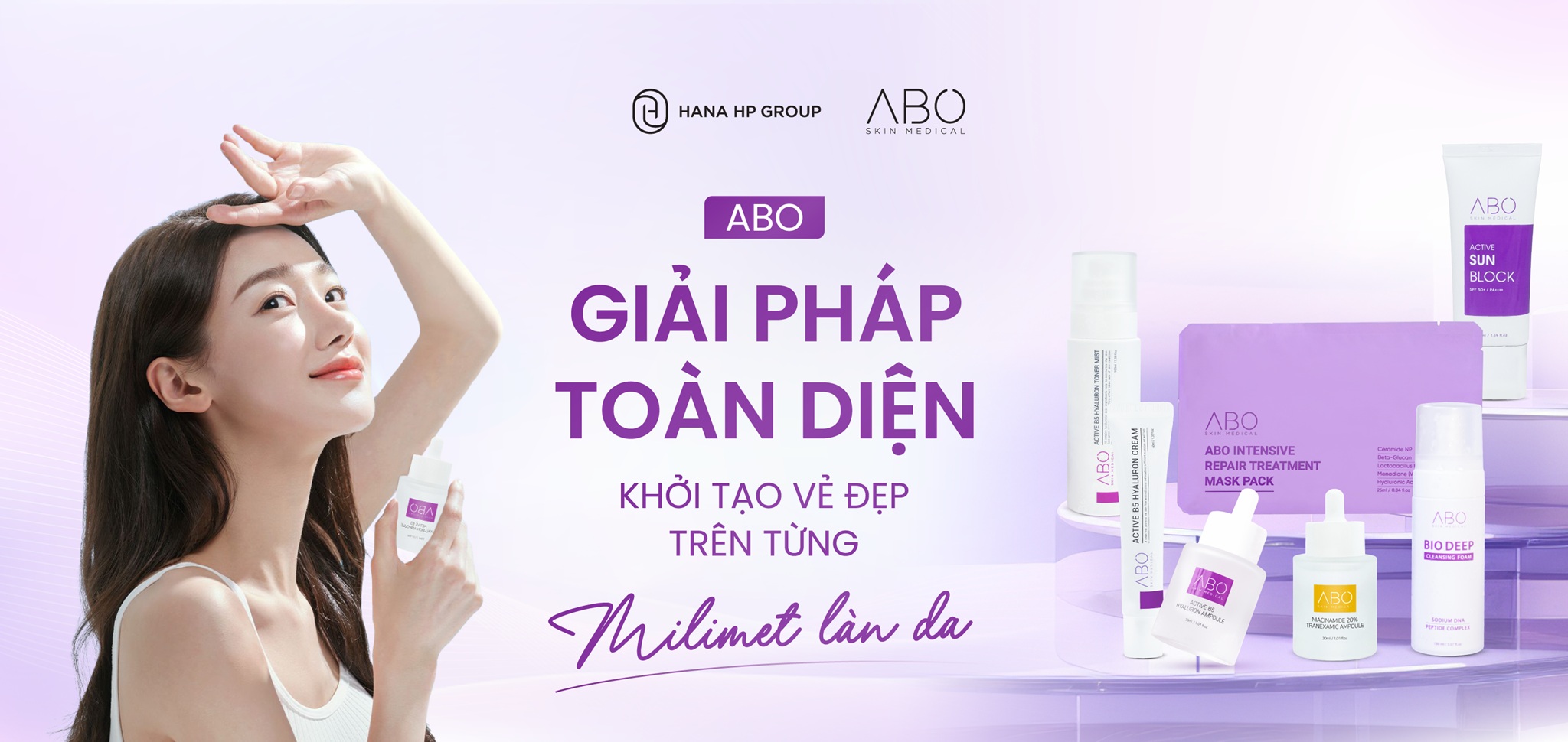 ABO – Thương hiệu mỹ phẩm Hàn Quốc cao cấp, chuẩn khoa học làn da
